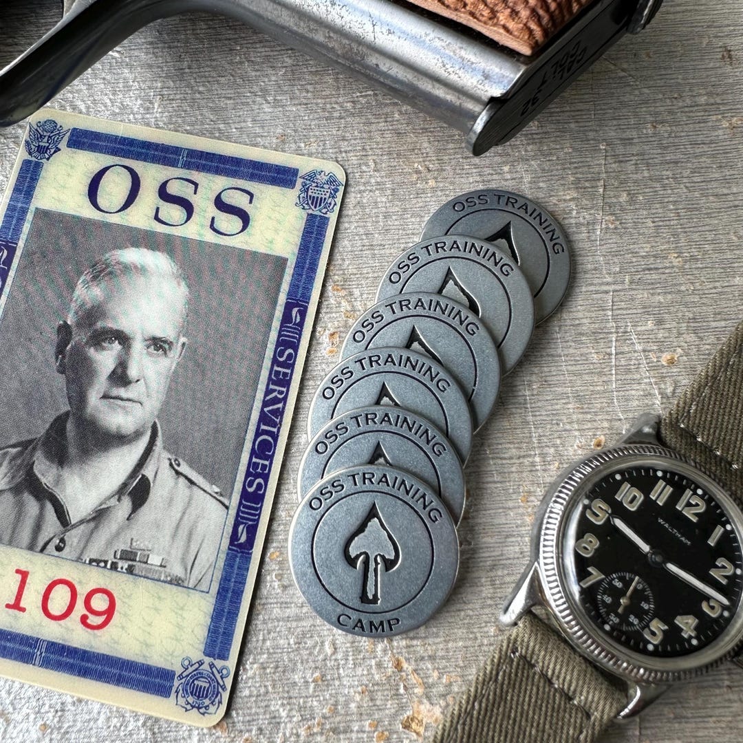 OSS Training Token Coin History Memorial Gift for Him Office of ...