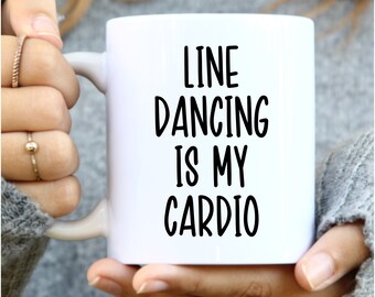 Line Dancing Mug - Etsy