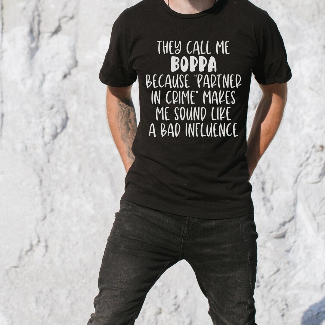 Boppa Shirt Funny Grandpa Shirt Gift for Boppa Partner in - Etsy