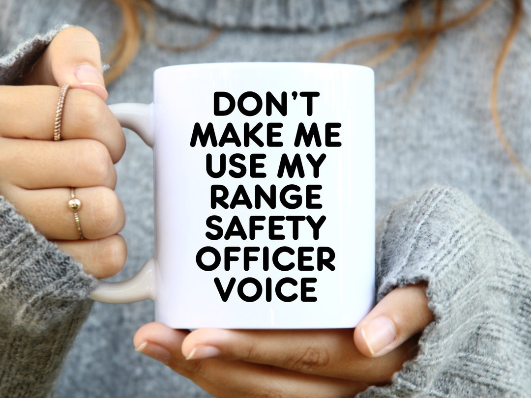 Range Safety Officer Mug, Range Officer Gift, Shooting Range Safety ...