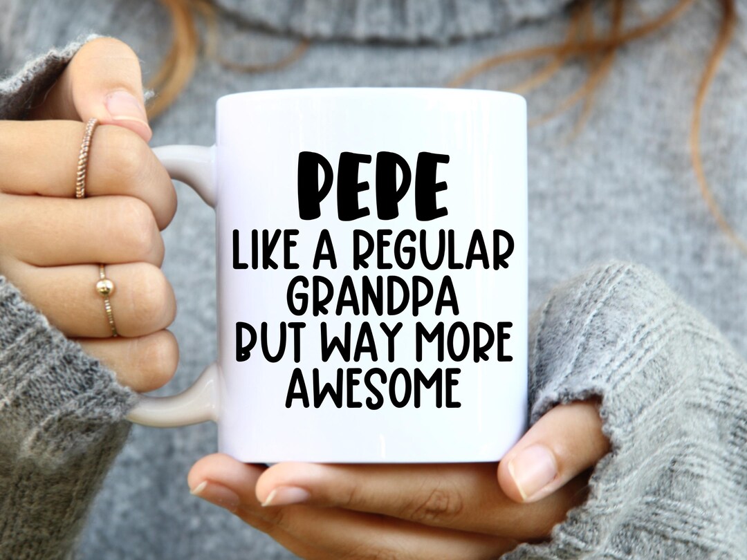 Pepe Mug, Pepe Grandpa Gifts, Pepe Like a Normal Grandpa Cup, Pepe ...