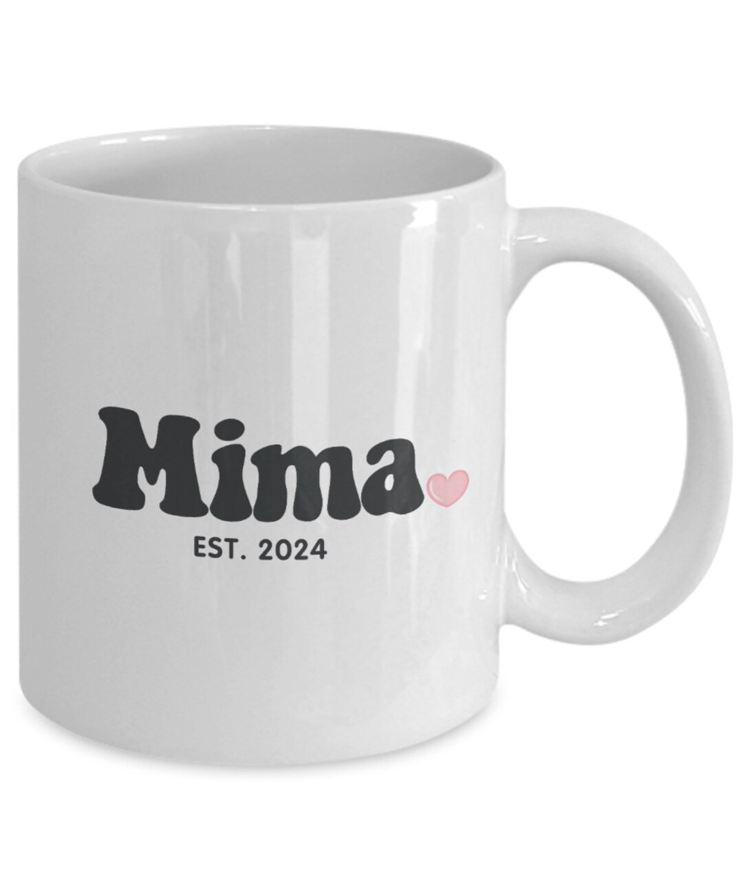Mima Est 2024 Mug, New Mima Gift, New Grandma Gift, Mima Mug, Grandma Gifts for Mothers Day ...
