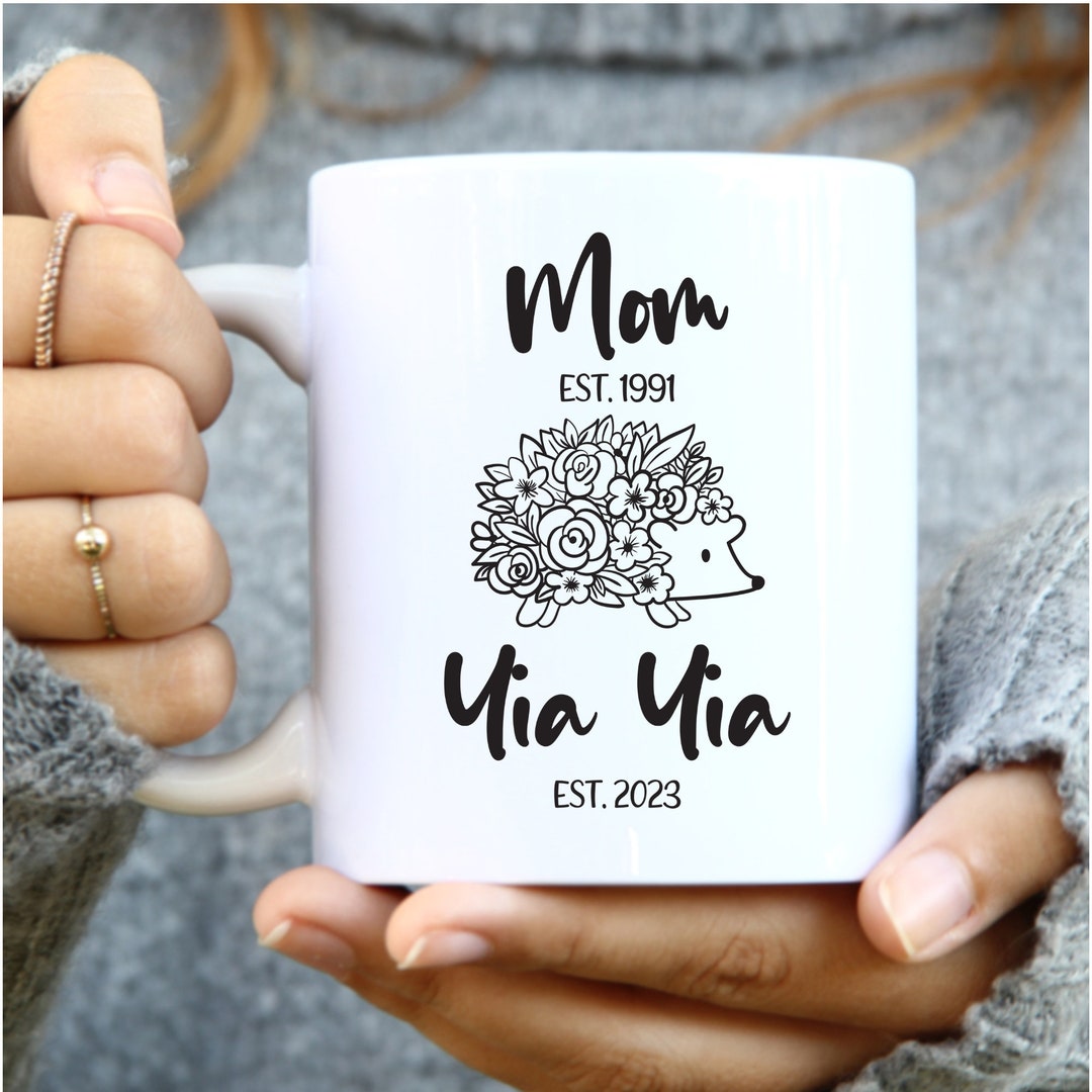 Yia Yia Grandma Gifts, New Grandma Gifts First Time 2023, Yia Yia Est ...