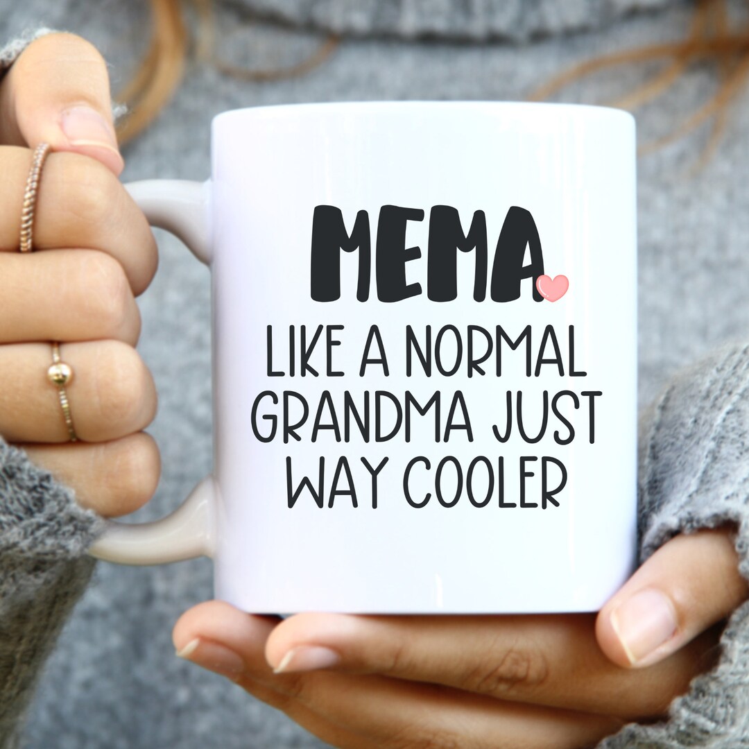 Mema Grandma Gifts, Mema Mug, Mema Gifts for Grandma, Mema Cup, Mother ...