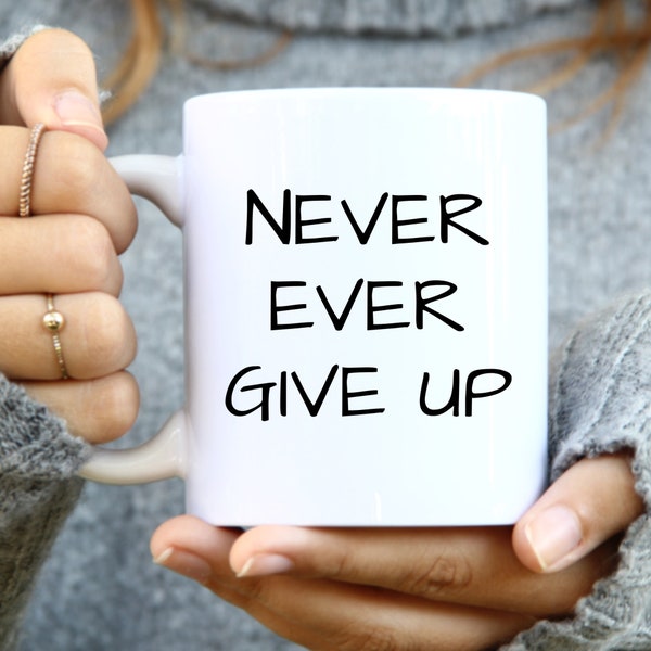 Never Ever Give Up - Etsy