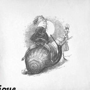 Snail Clip Art Vintage Snail Printable Fairy Riding Snail Sublimation ...