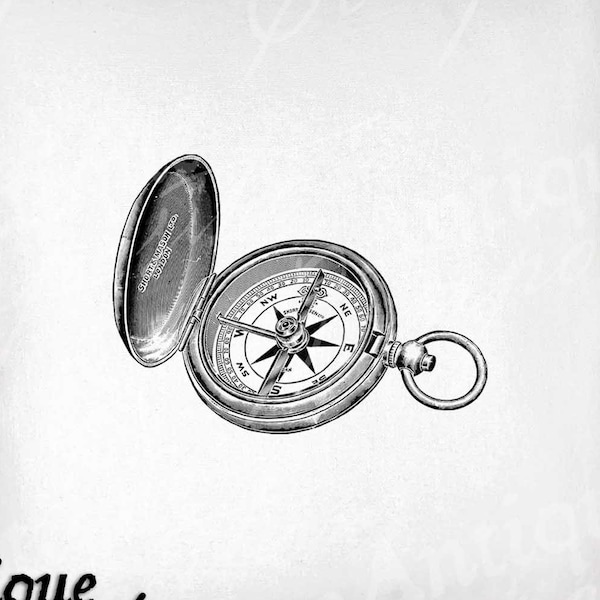 Antique Compass - Etsy