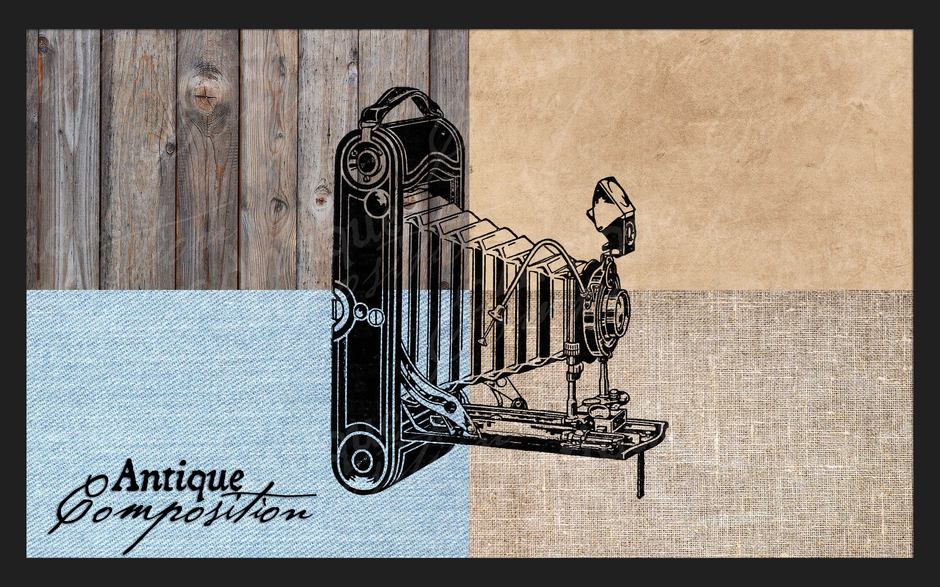 Camera Clip Art - Vintage Camera Printable - Camera Sublimation ...