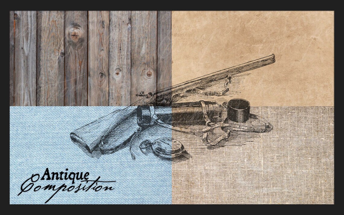 Rifle Clip Art Vintage Gun Printable Hunting Rifle Sublimation Antique ...