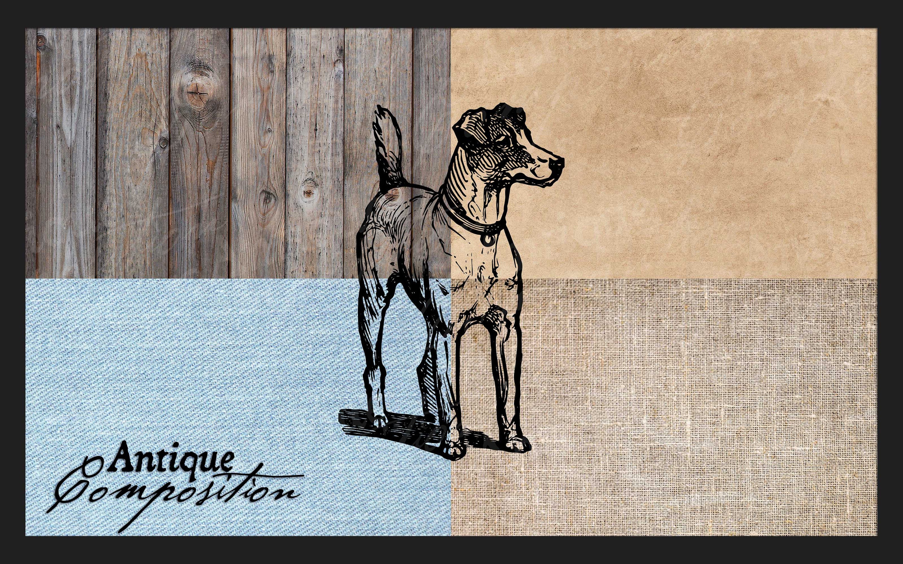 Rat Terrier Clip Art Vintage Dog Printable Rat Terrier - Etsy