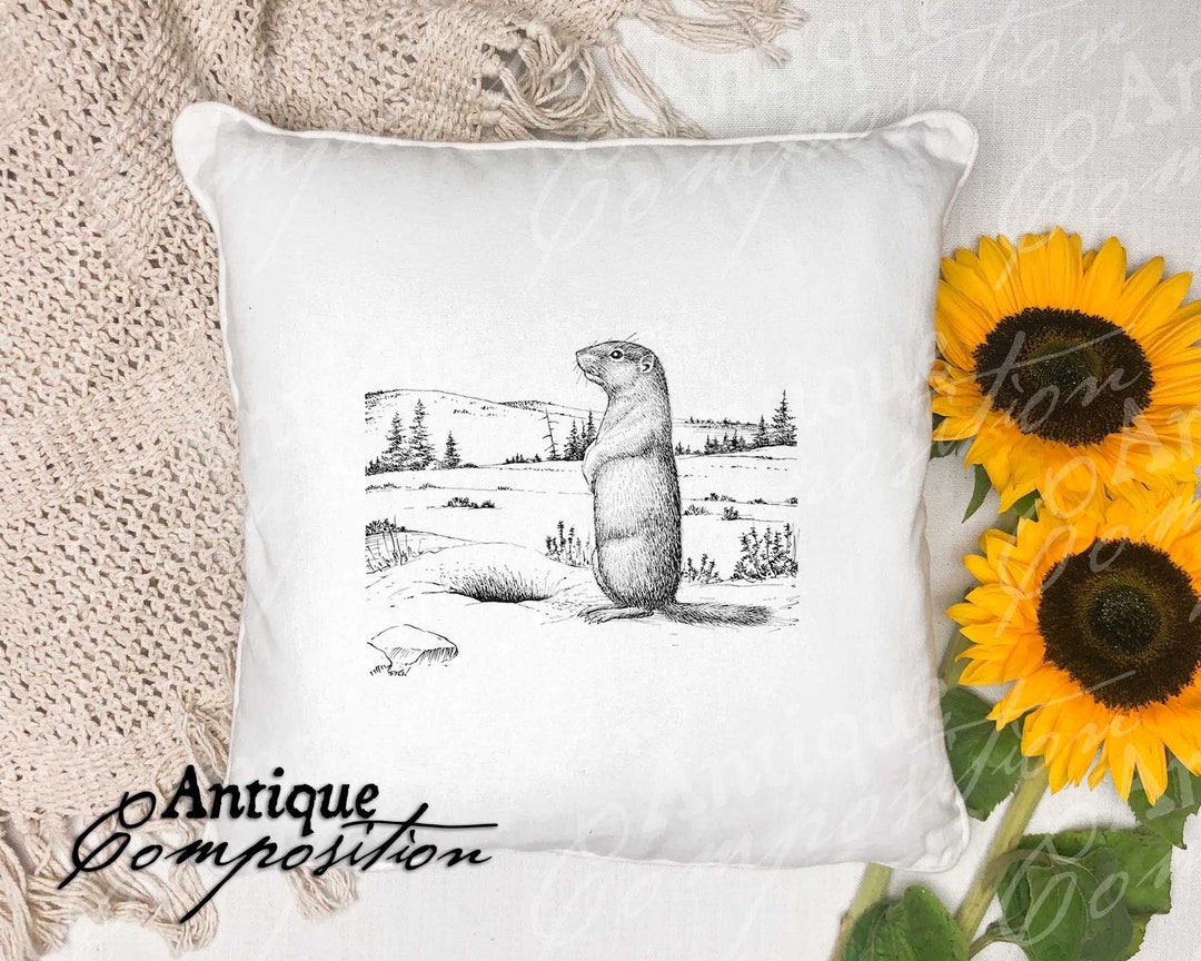 Prairie Dog Clip Art - Vintage Gopher Printable - Prarie Dog ...