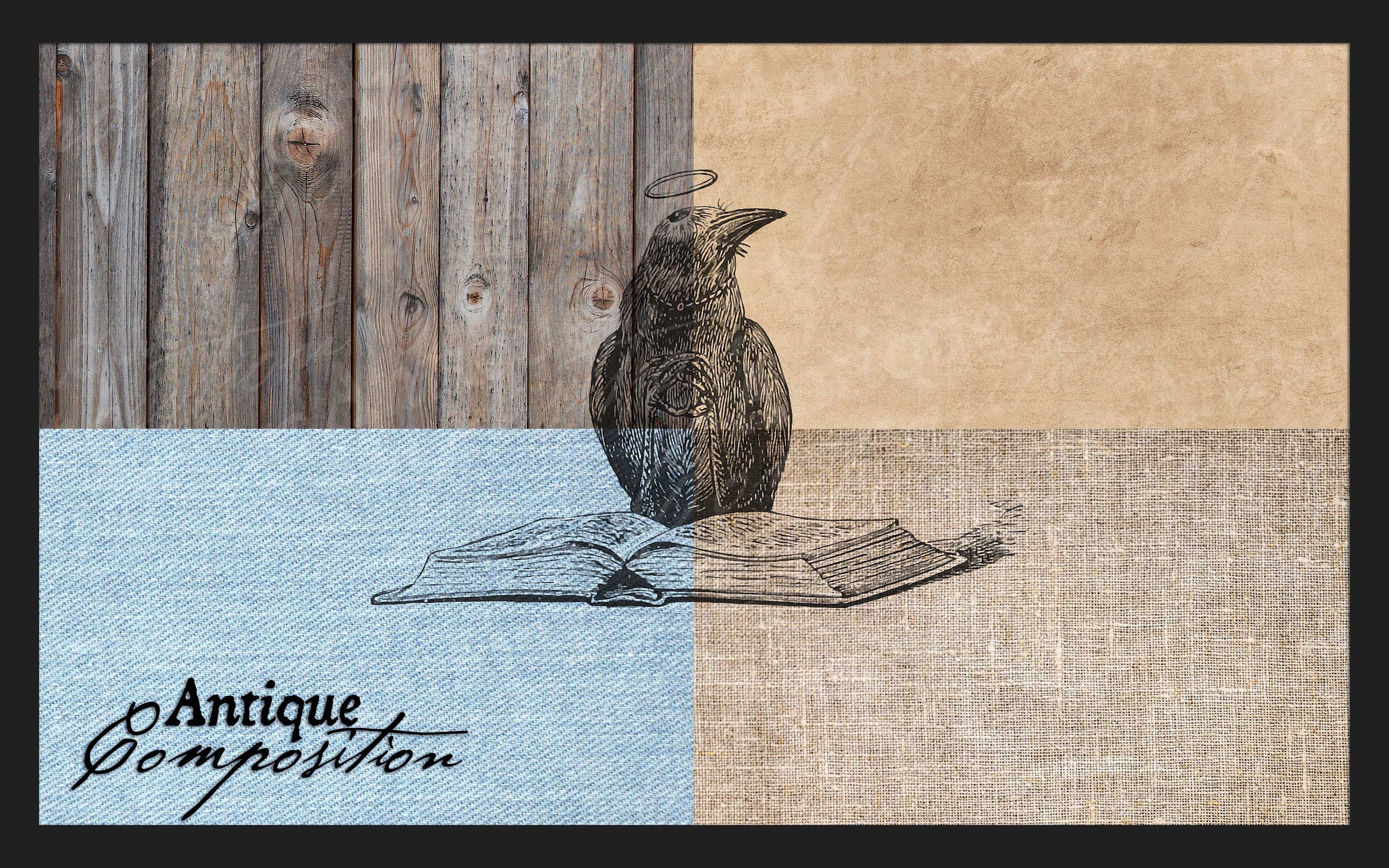 Occult Clip Art Vintage Crow Printable Third Eye Crow Sublimation ...