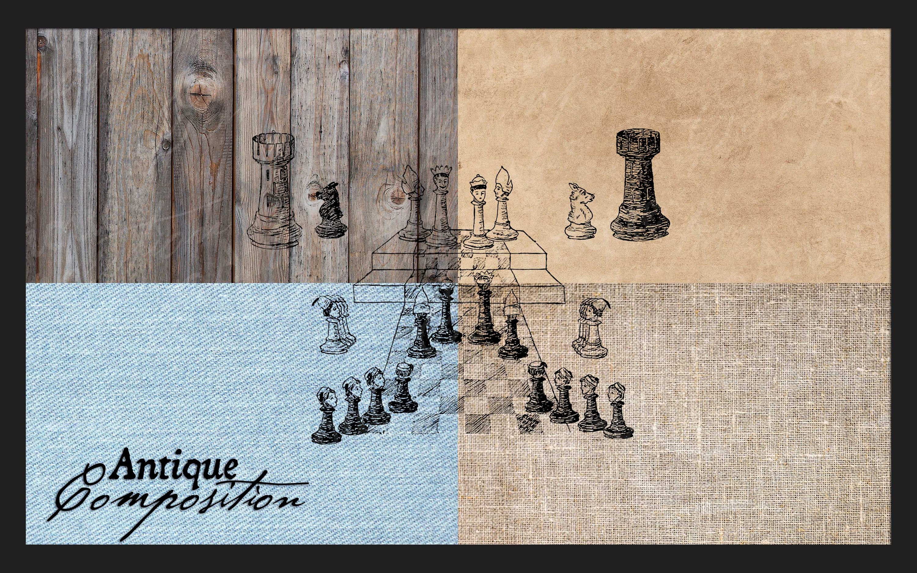 Chess Clip Art Vintage Chess Printable Chess Board Sublimation Antique ...