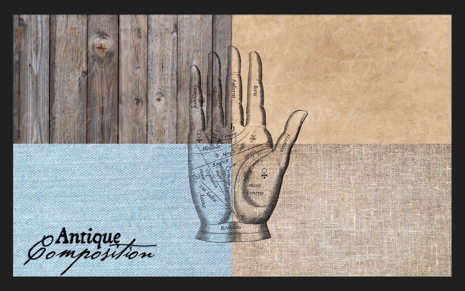 Palm Reading Clip Art - Vintage Palmistry Printable - Spiritual ...