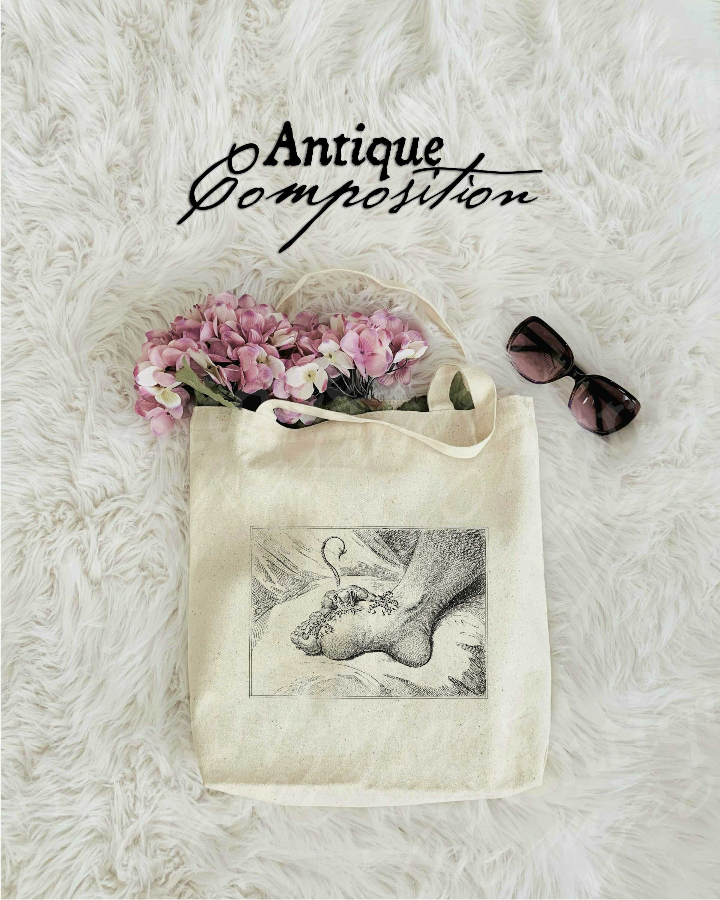 Devil Clip Art - Vintage Devil Printable - Devil Biting Gout Foot ...