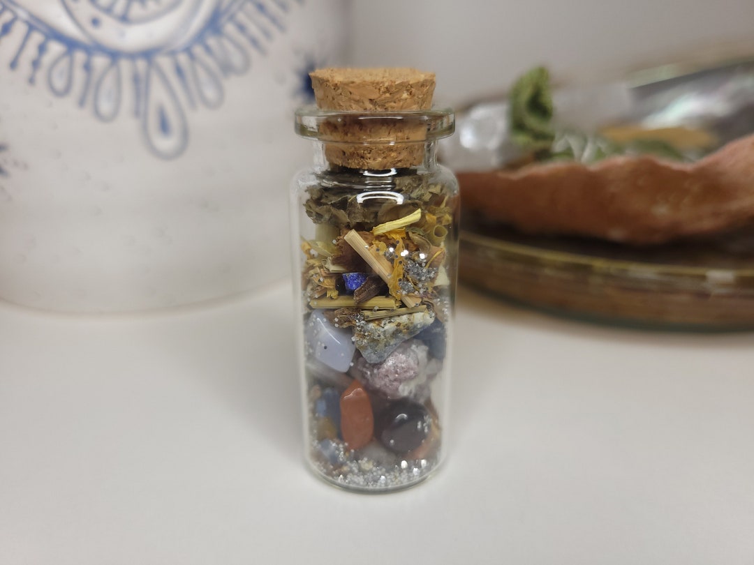 CHAKRA Intention Feeling Jars for Meditation, Alter, Accessory ...