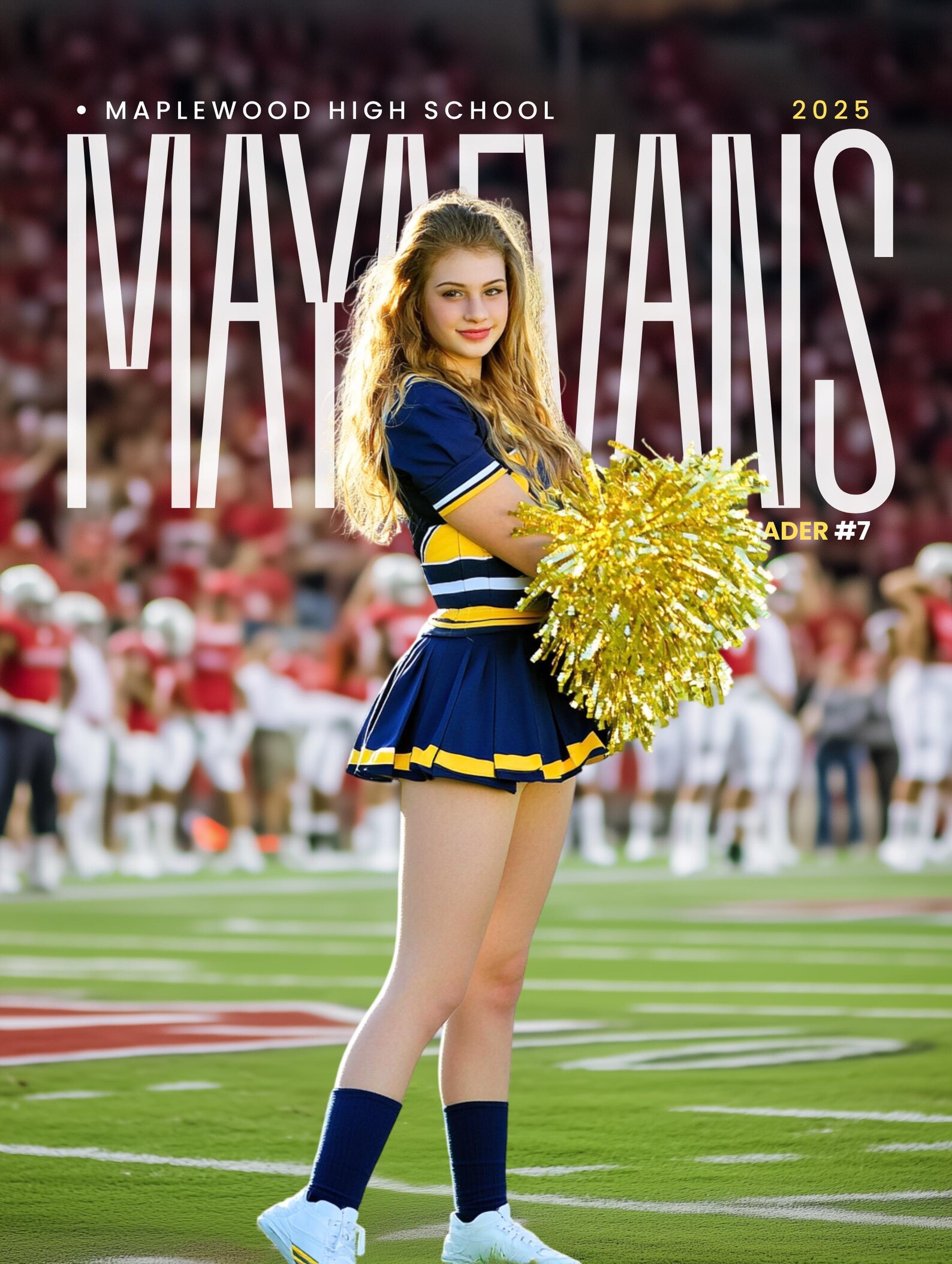 Editable Cheerleader Canva Poster, Cheerleader Background, Cheerleader ...