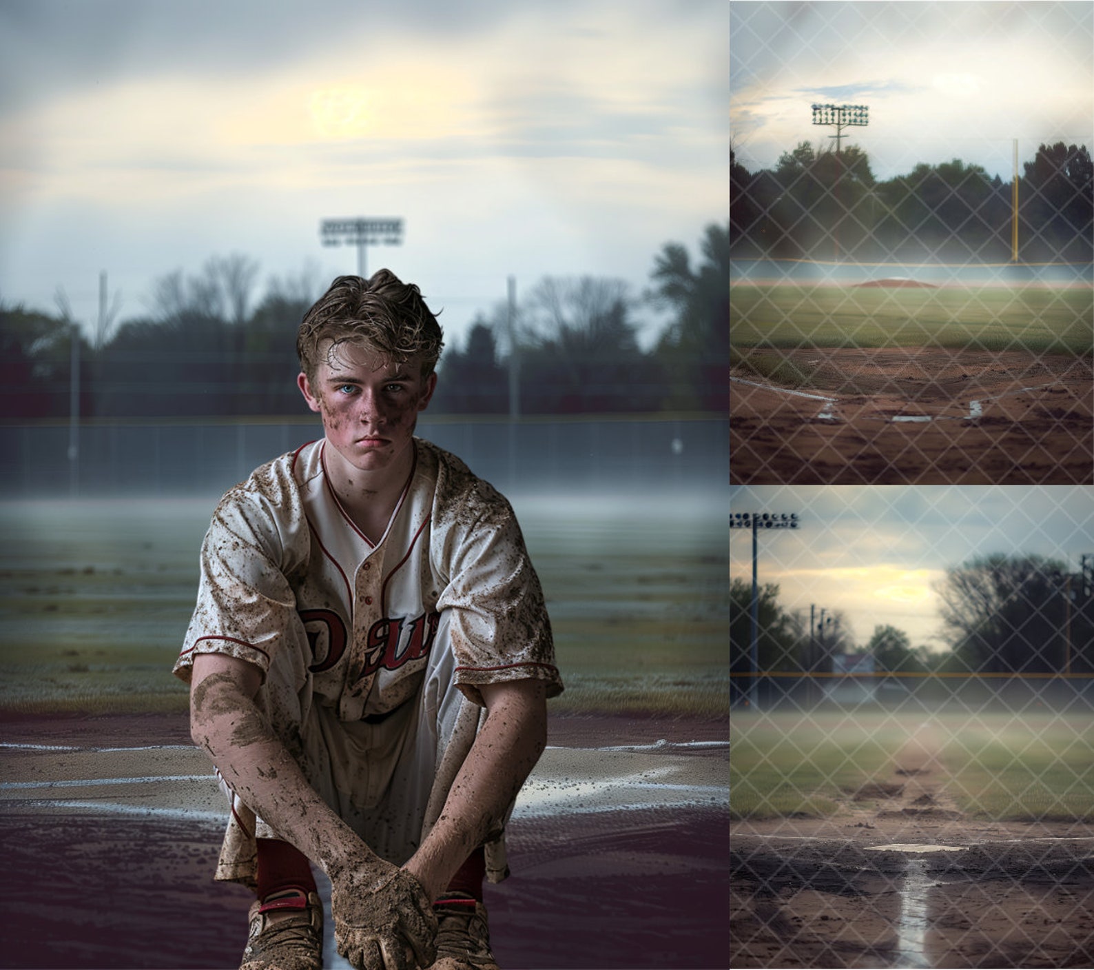 19 Baseball Digital Backdrop, Baseball Field Background, Baseball ...