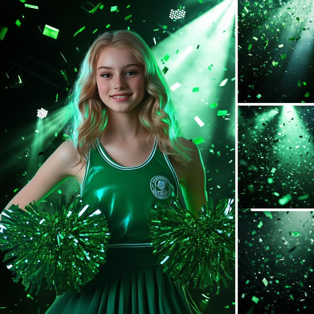 Shine Bright With Colorful Confetti Backgrounds!, Cheerleader ...