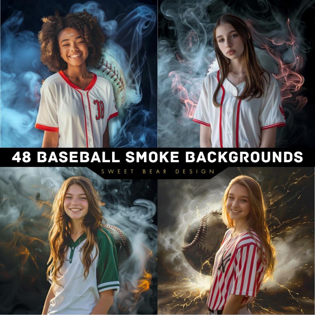 48 Baseball Smoke Background , Baseball Backdrop , Baseball Poster ...
