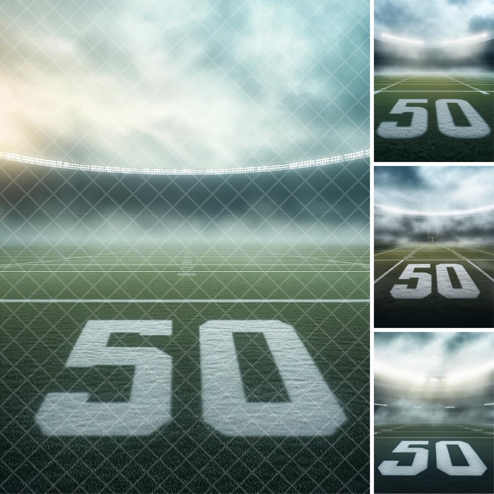24 Football 50-yard Line Backgrounds, Football Backdrops, Football ...