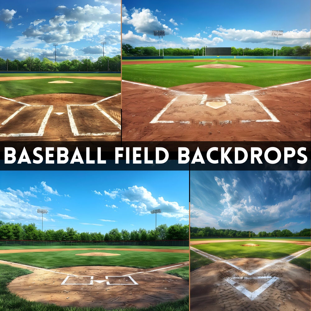 60 Baseball Field Backdrop , Senior Background , Baseball Poster ...