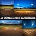 60 Softball Field Background , Softball Backdrop , Softball Poster ...