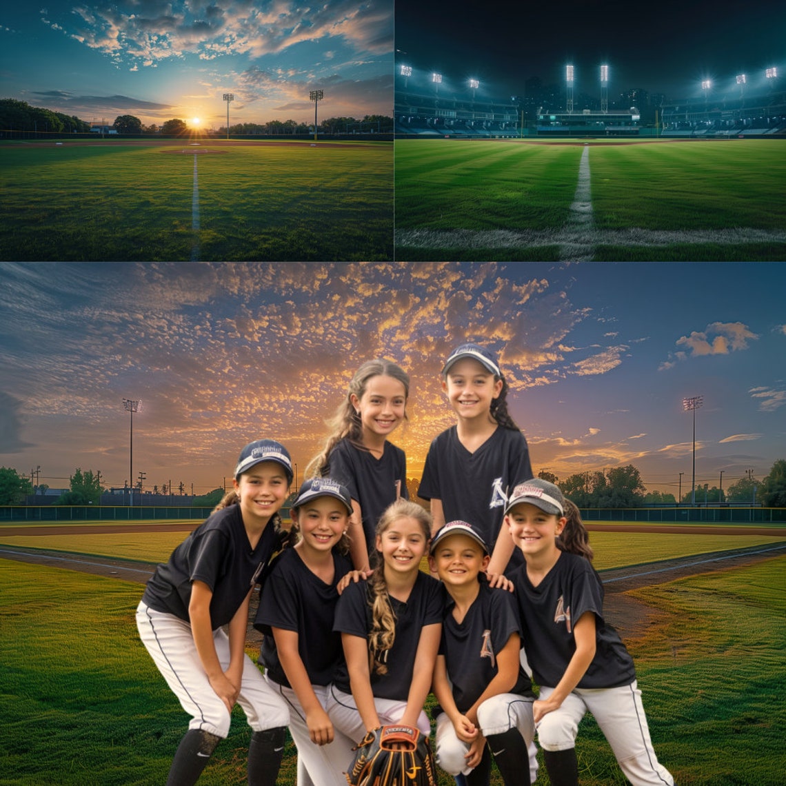 26 Baseball Field Backgrounds for School Teams , Softball Field ...