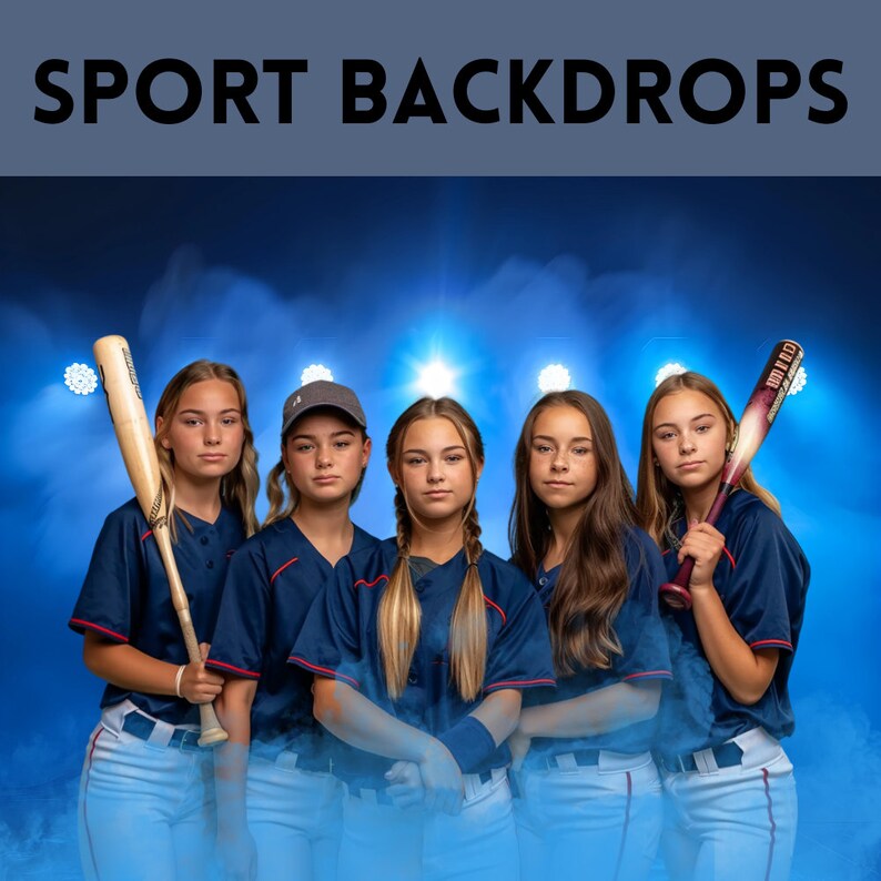 80 Softball Backdrops , Blue Light Fog Softball Backgrounds , Baseball ...