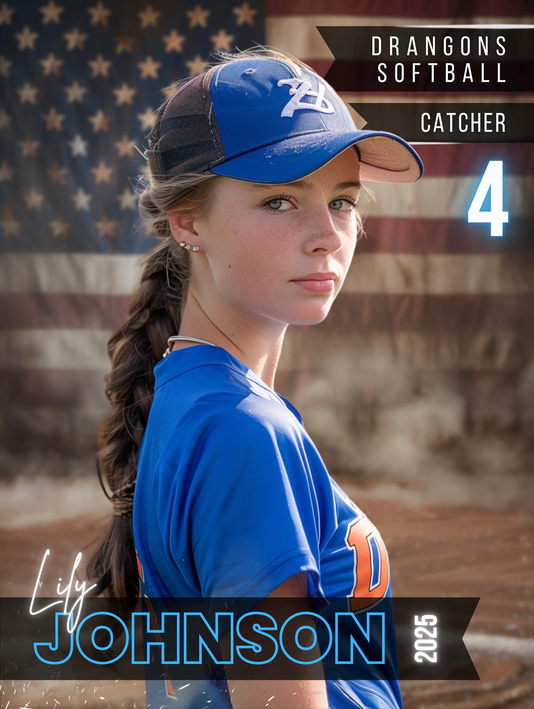 Softball Poster, Softball Canva Poster, Softball Background, Softball ...