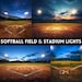 60 Softball Field Background , Softball Backdrop , Softball Poster ...