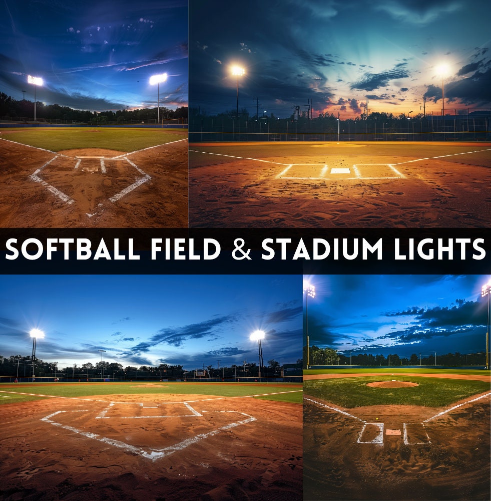 60 Softball Field Background , Softball Backdrop , Softball Poster ...