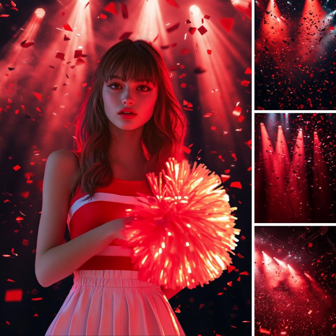 Shine Bright With Colorful Confetti Backgrounds!, Cheerleader ...