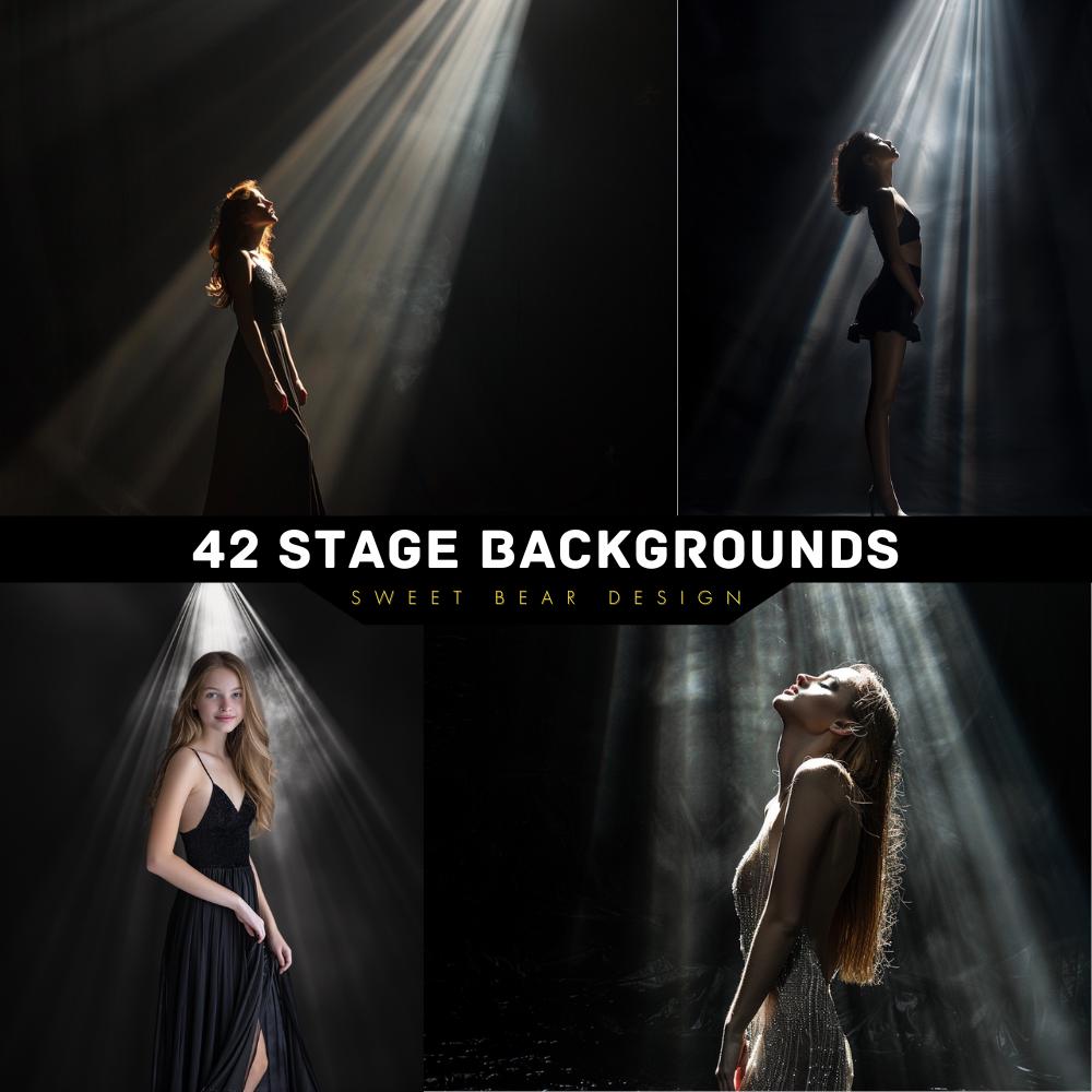 42 Stage Light Backgrounds, Black and White Spotlight Theme! , Stage ...