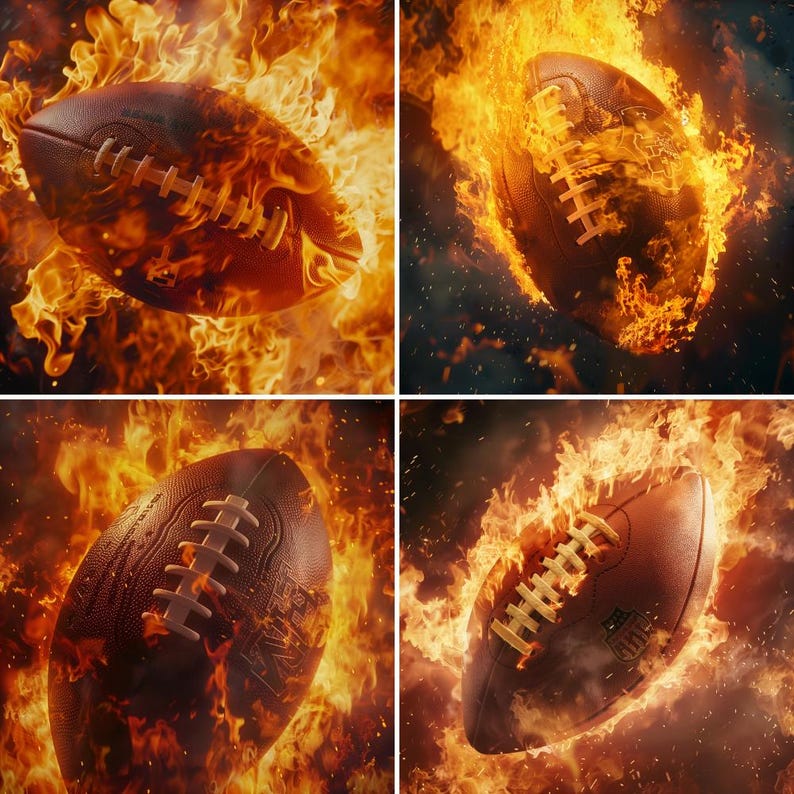 30 Fiery Football Backgrounds , Football Backdrops , Football Poster ...