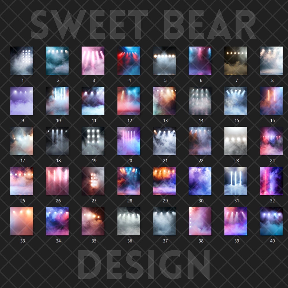 80 Color Light & Fog Sport Backdrops , Baseball Background , Baseball ...
