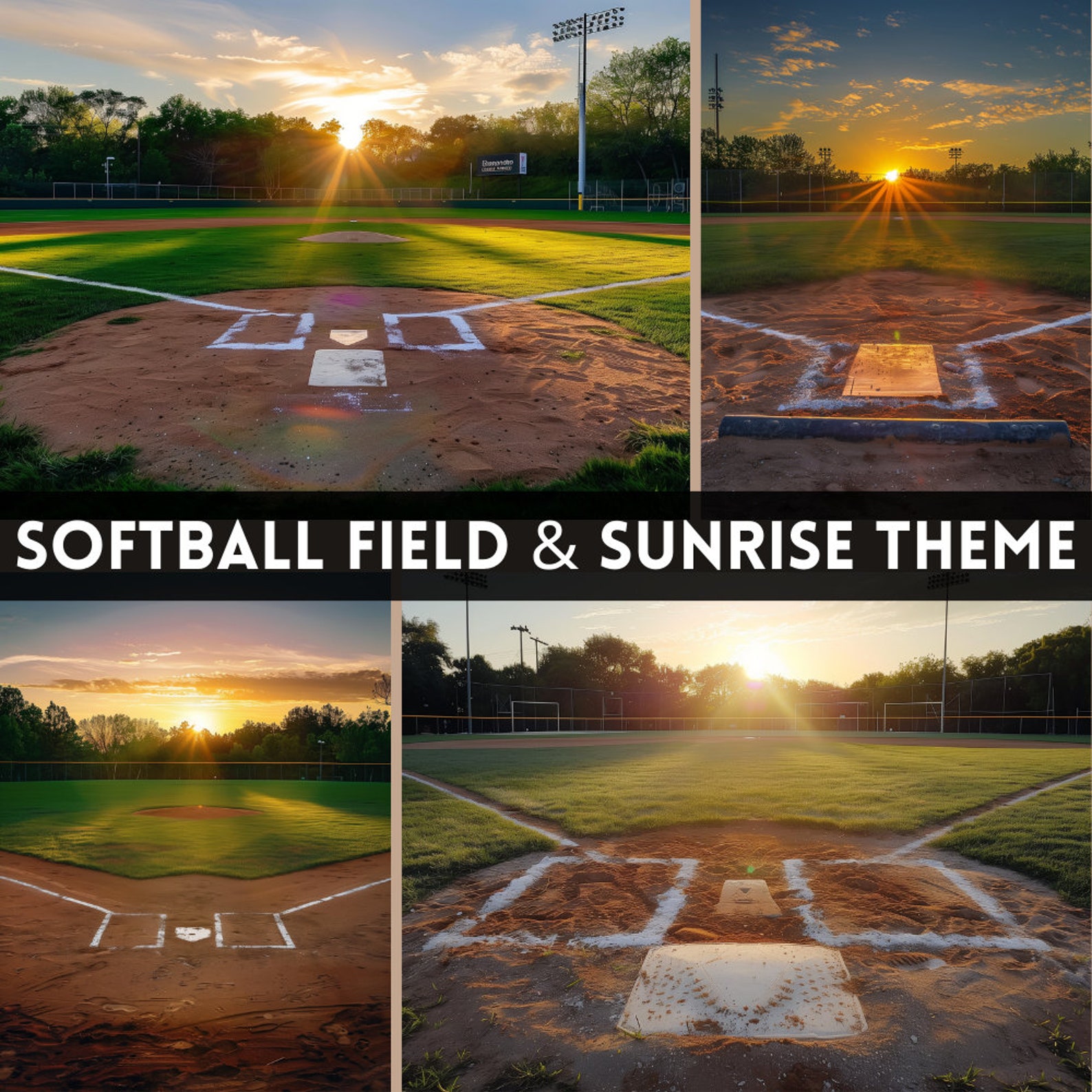 64 Softball Field Backdrops , Softball Background Sport Backdrops ...