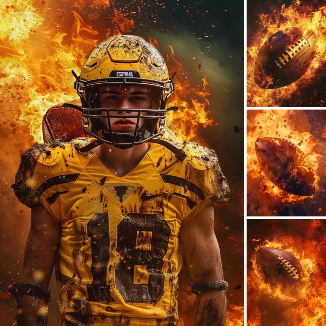 30 Fiery Football Backgrounds , Football Backdrops , Football Poster ...