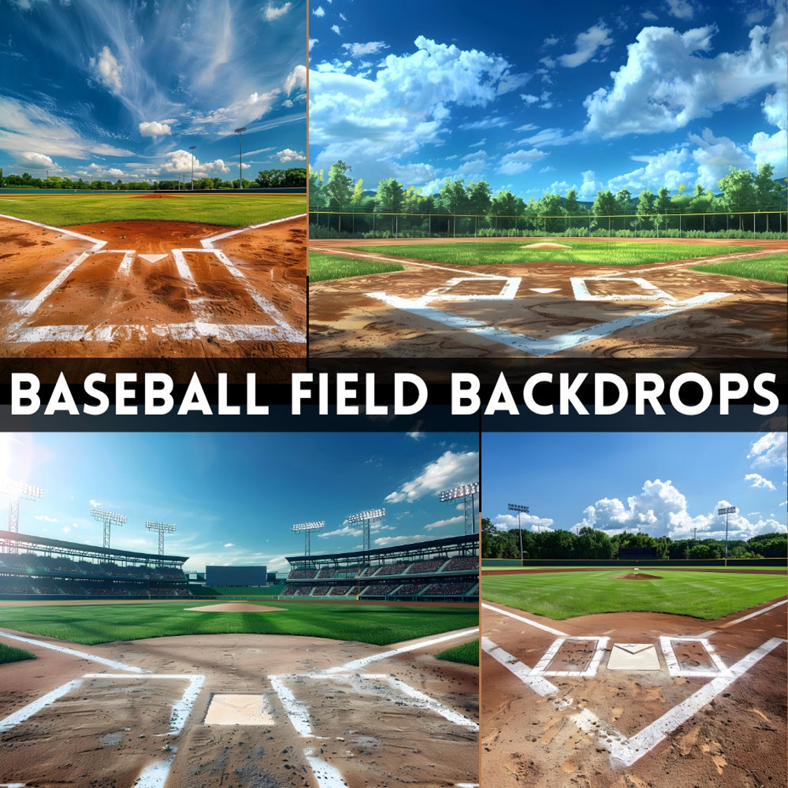60 Baseball Field Backdrop , Baseball Background , Baseball Poster ...