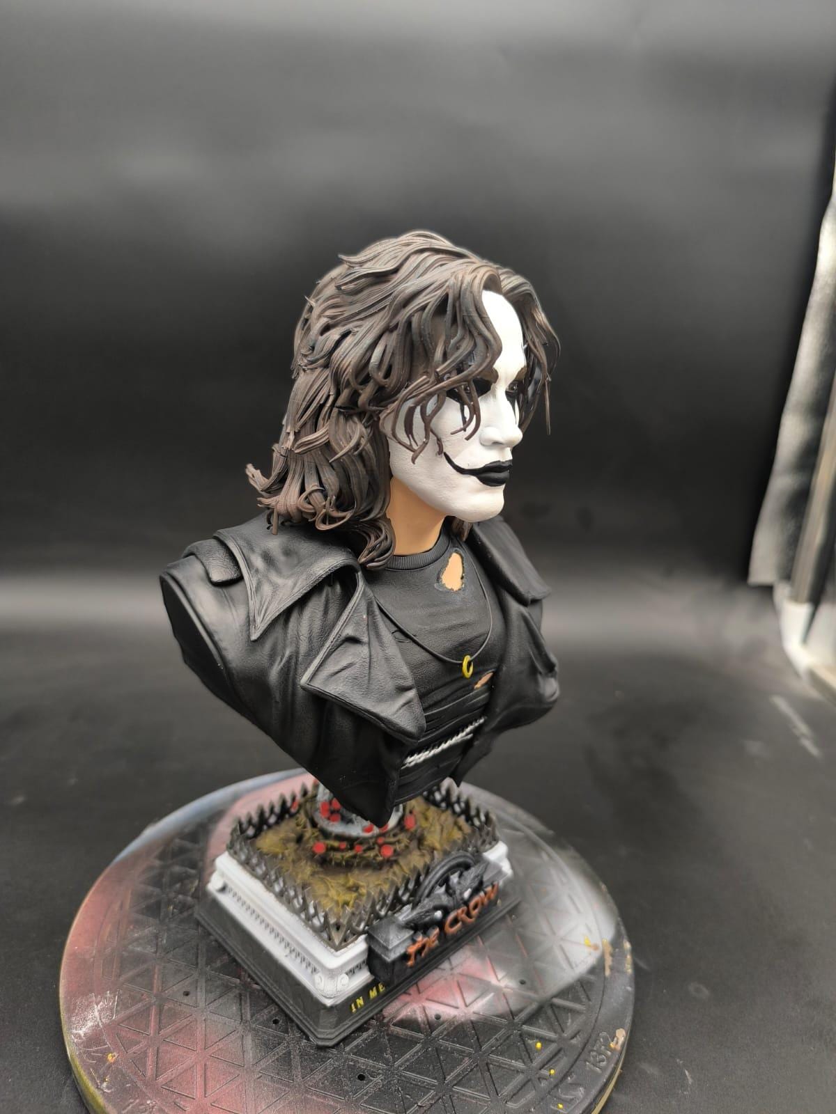 The Crow Bust Eric Draven Fanart Action Figure - Etsy