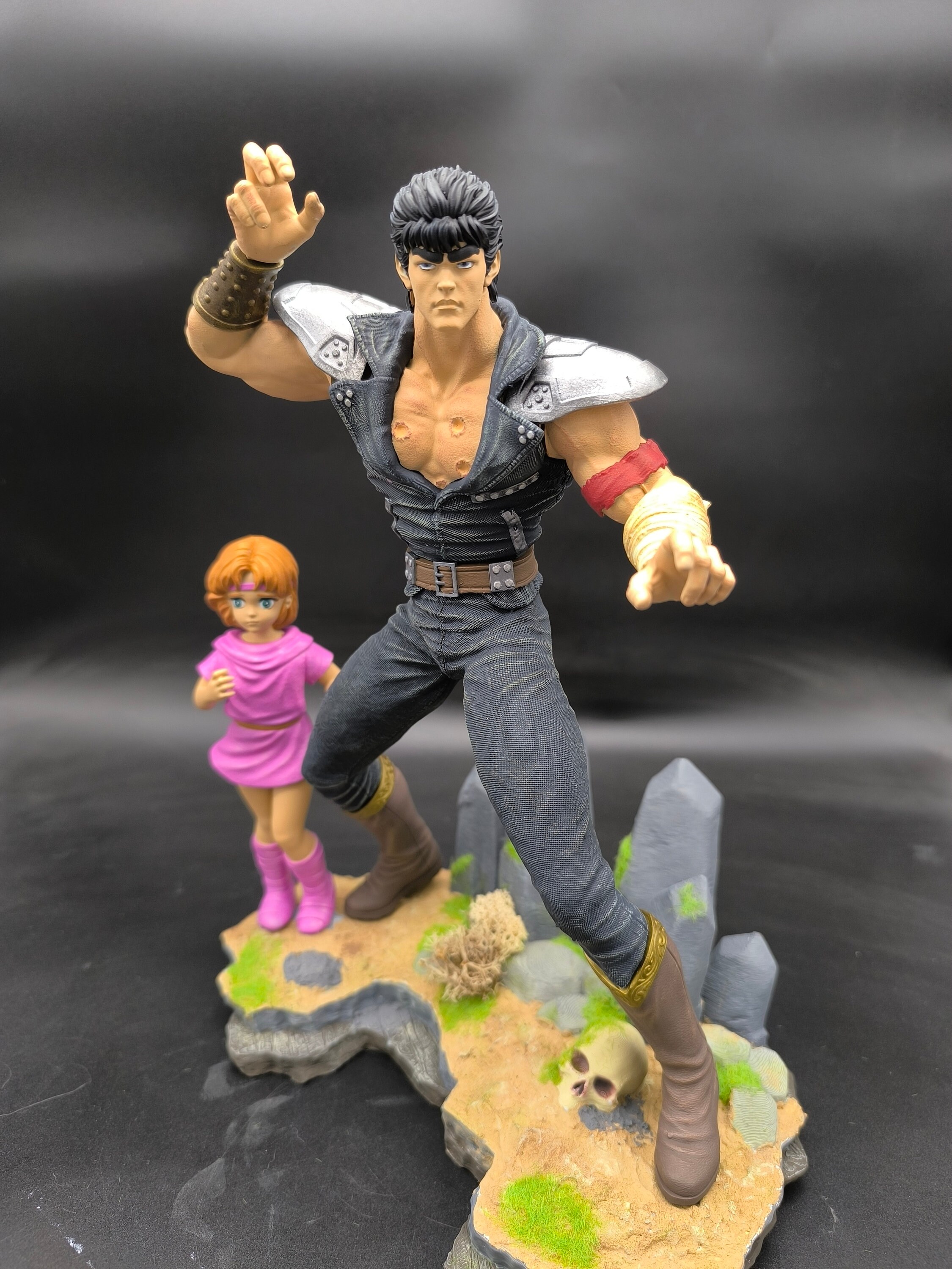 Kenshiro Ken the Warrior With Lynn Hokuto No Ken Fanart Action Figure ...