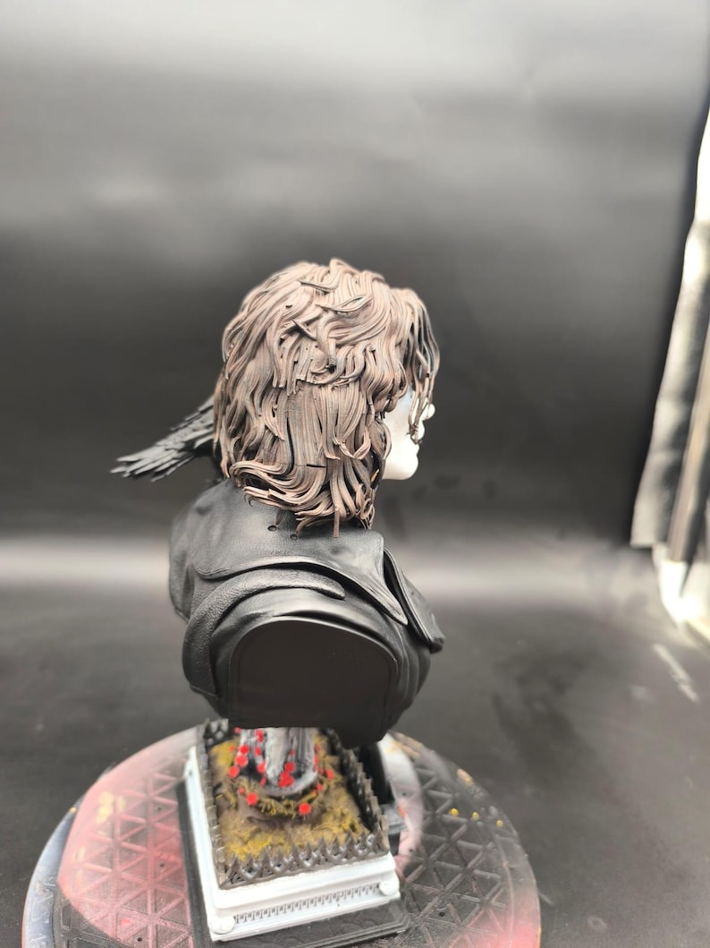 The Crow Bust Eric Draven Fanart Action Figure - Etsy