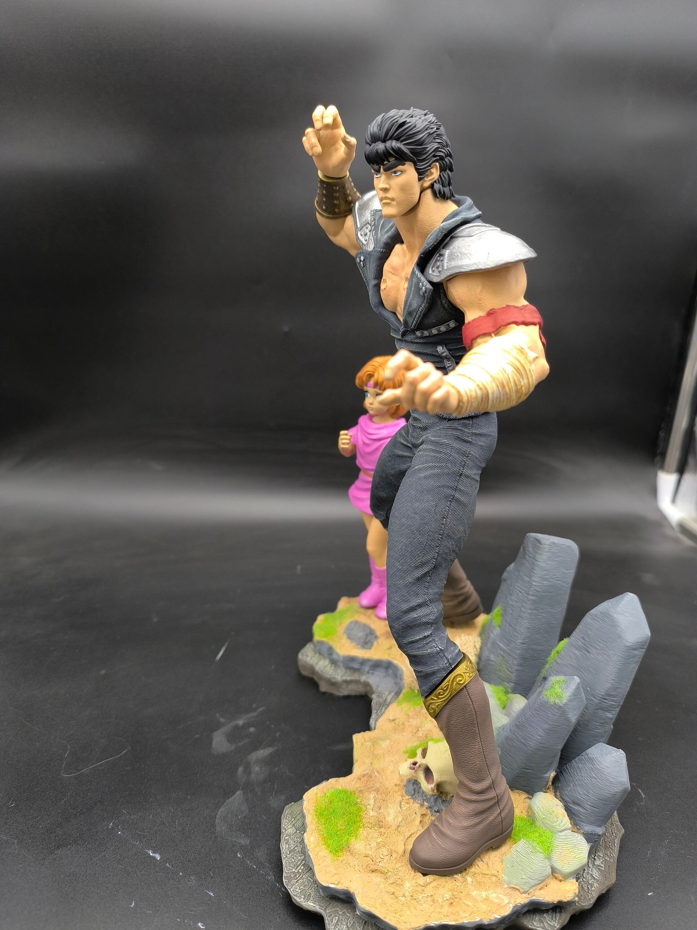 Kenshiro Ken the Warrior With Lynn Hokuto No Ken Fanart Action Figure ...