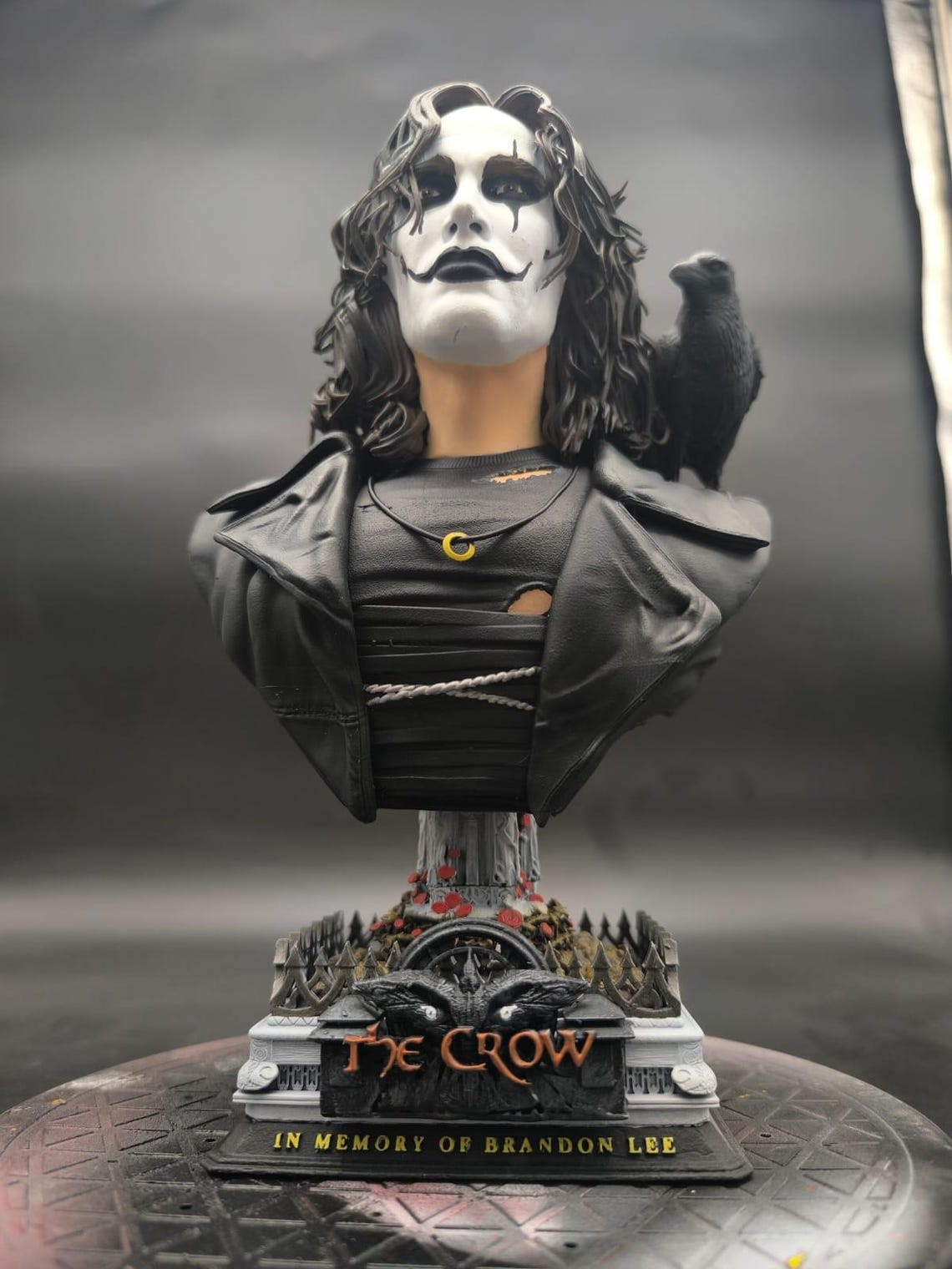 The Crow Bust Eric Draven Fanart Action Figure - Etsy