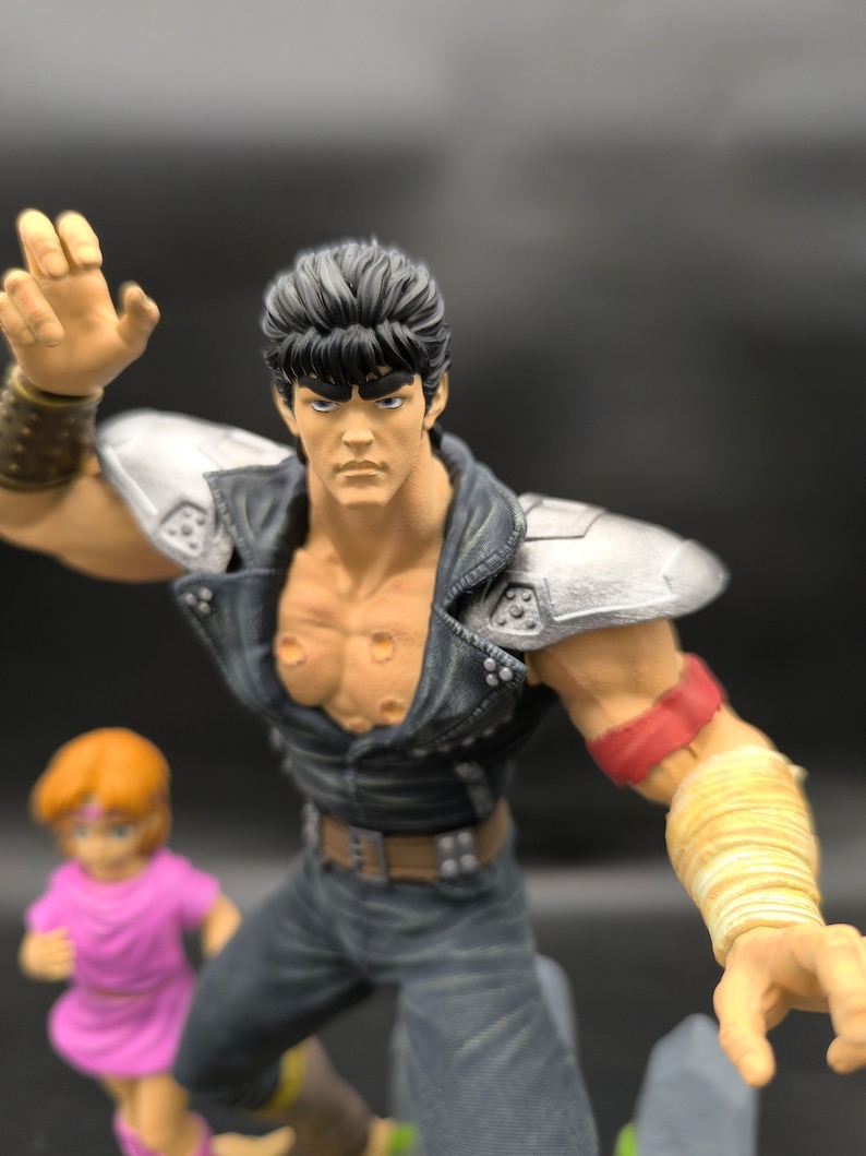 Kenshiro Ken the Warrior With Lynn Hokuto No Ken Fanart Action Figure ...