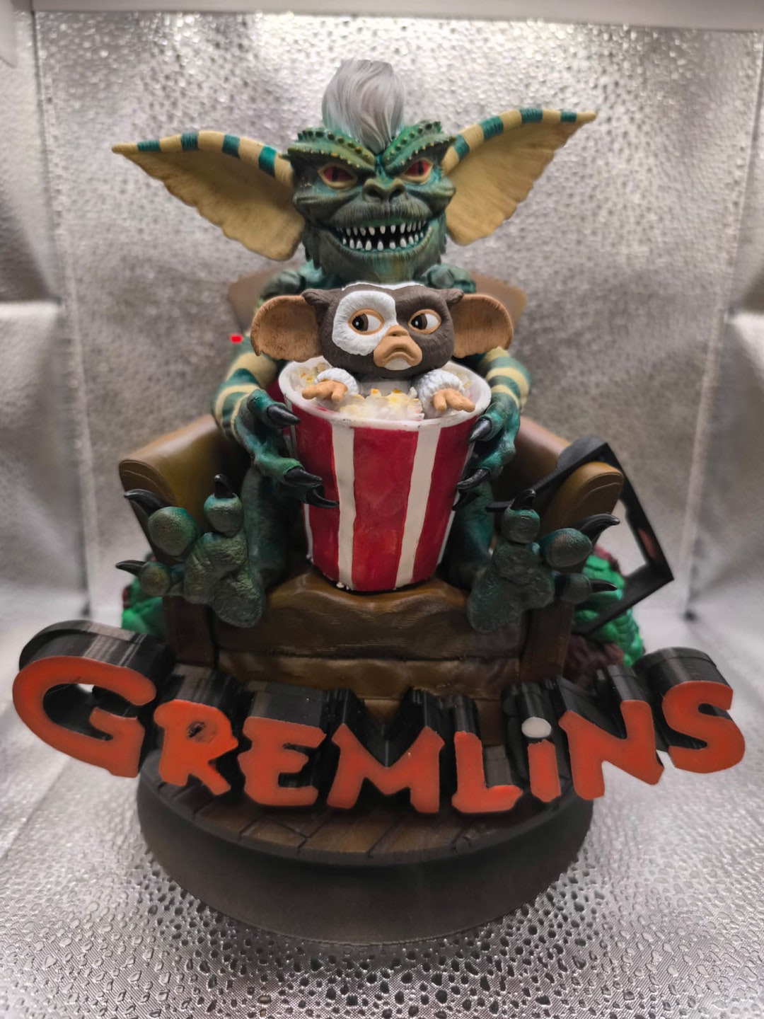3D Gremlins Figure Statue at the Cinema, Mogwai, Cult Film Collectible ...