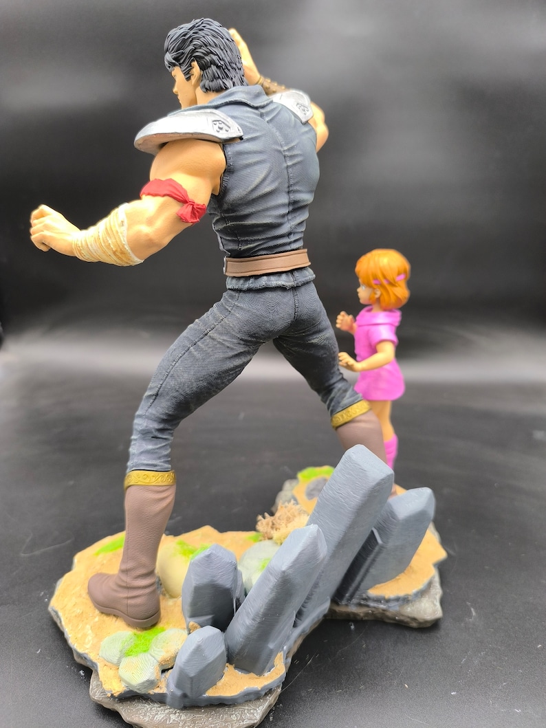 Kenshiro Ken the Warrior With Lynn Hokuto No Ken Fanart Action Figure ...