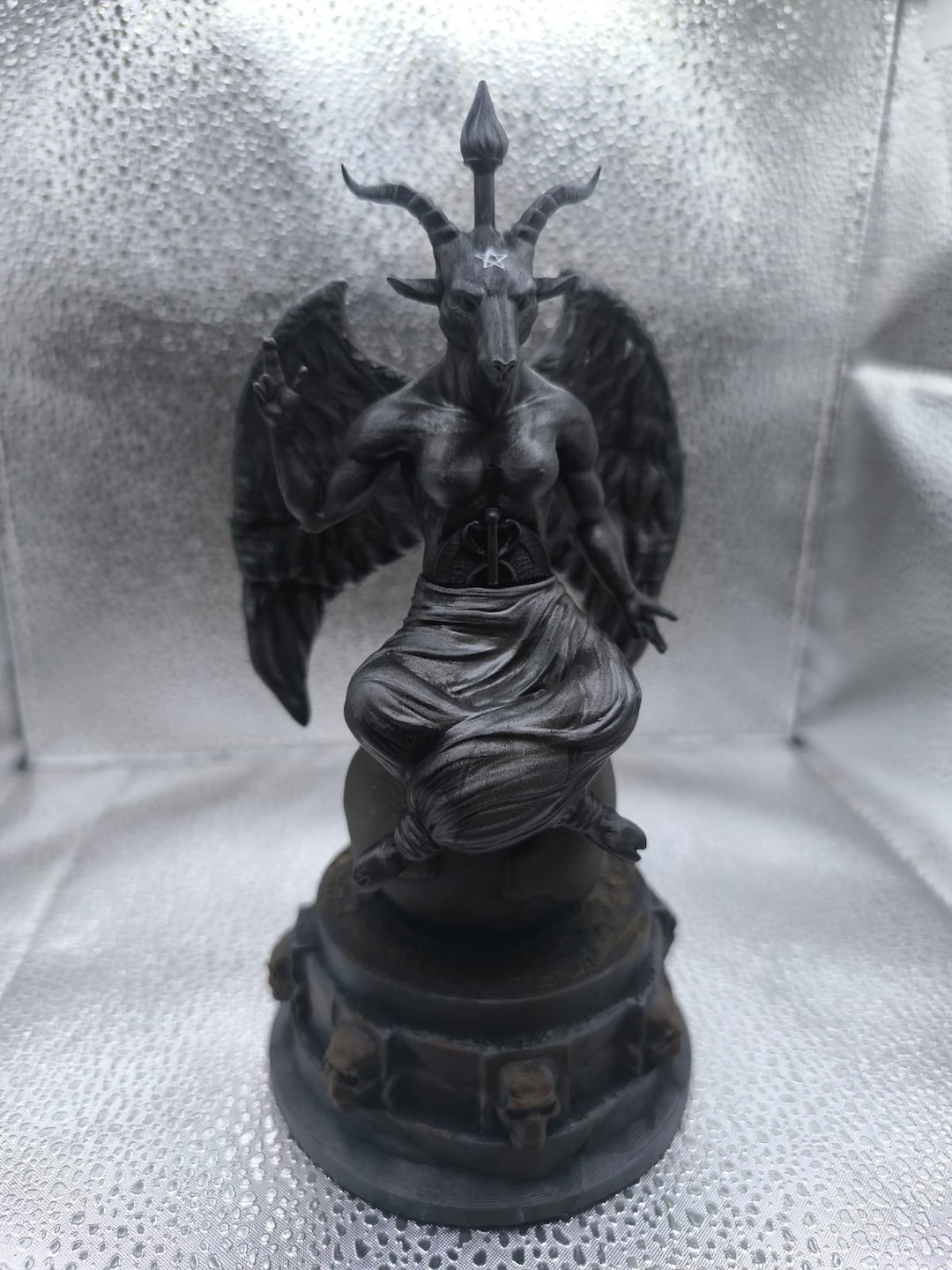 Baphomet Statue Dark Gothic Occult Baphonet - Etsy UK