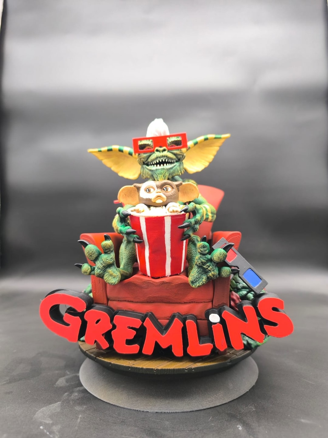 Gremlins 3d Movie Figure Statue, Mogwai, Cult Film Collectible - Etsy