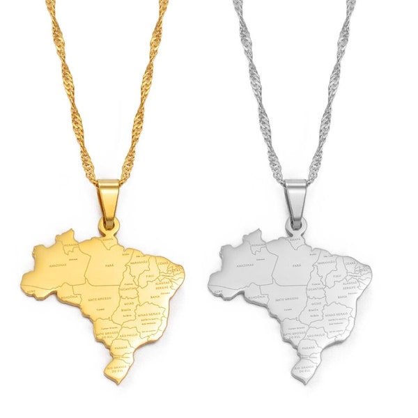 Brazil Necklace - Etsy